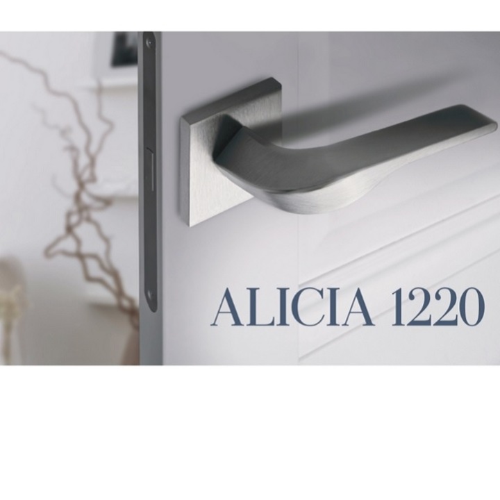 Дръжка за врата FIMET Alicia, с розетка за патрон, сатениран хром - eMAG.bg