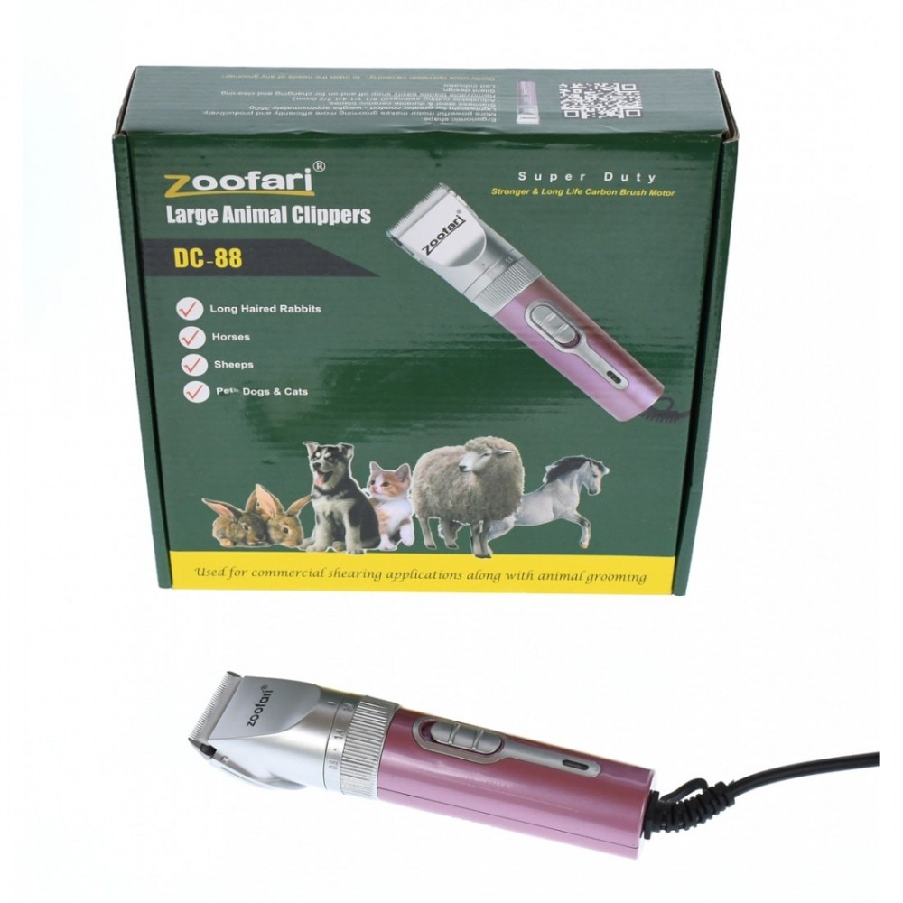 Masina de tuns caini, aparat de tuns animale, cu cablu, cutite ceramice ...