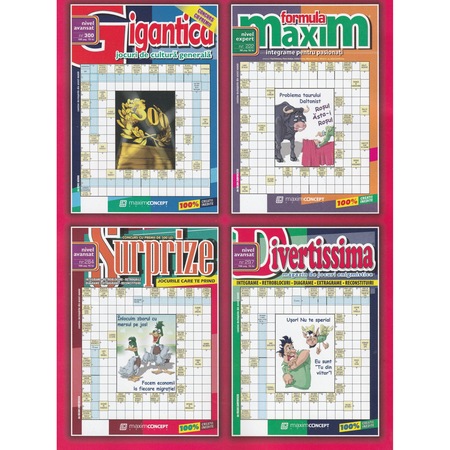 Pachet integrame Divertissima, Gigantica, formula Maxim, Surprize ...