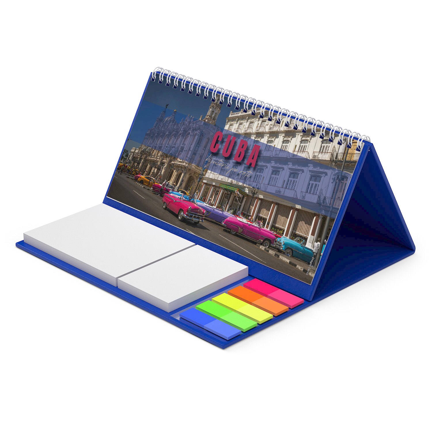 Calendar de birou cu notite repozitionabile Cuba Bijuterii pe Roti ...