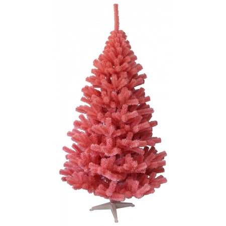 Brad de Craciun artificial cu suport, roz 180 cm - eMAG.ro