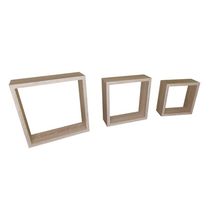 Set trei cuburi raft perete Cuby Sonoma Model CUB-33201 - eMAG.ro