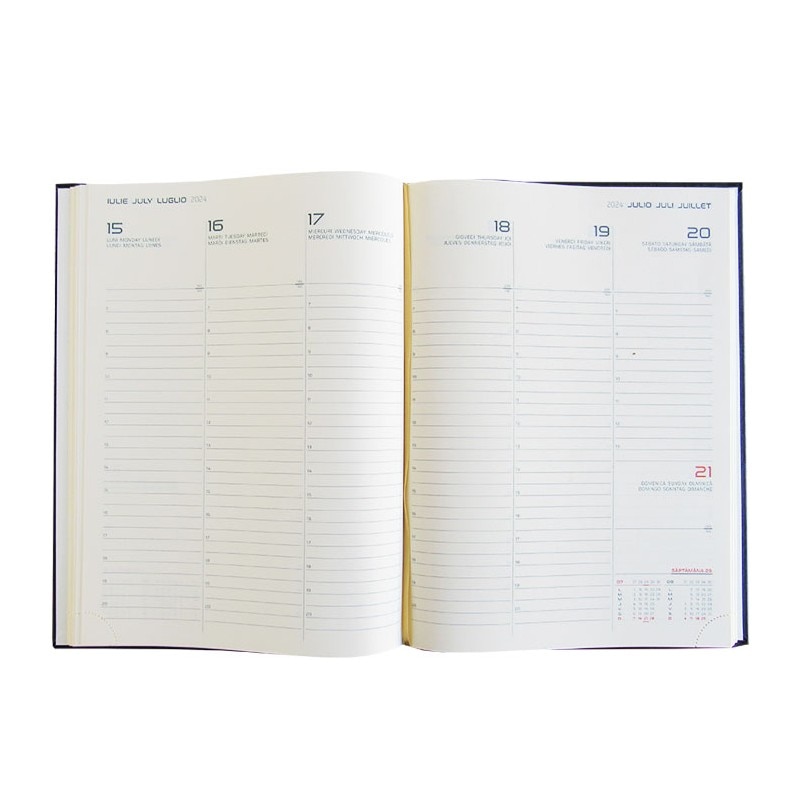 Agenda A4 datata saptamanal Arti Lux verde 2024 - eMAG.ro