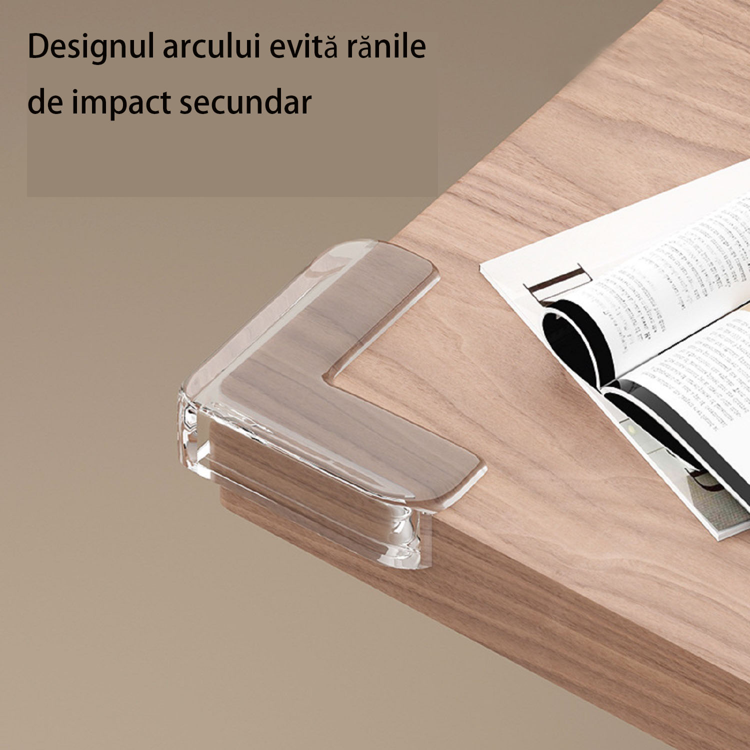 Set 10 Protectii pentru colt, PVC, Trasparent - eMAG.ro