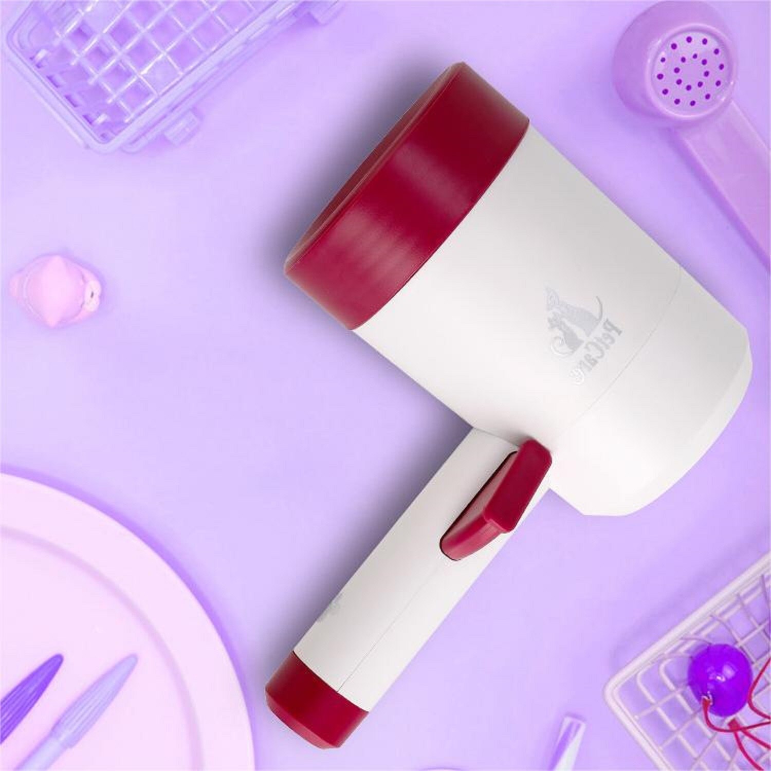 Aparat de curatat labe de caine, Alb/Rosu - eMAG.ro