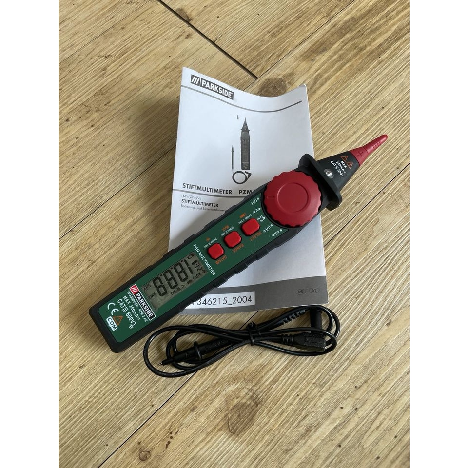 Мултиметър Parkside PZM 2 A2, 245 x 44 x 38 mm, 0 - 200 mA - eMAG.bg