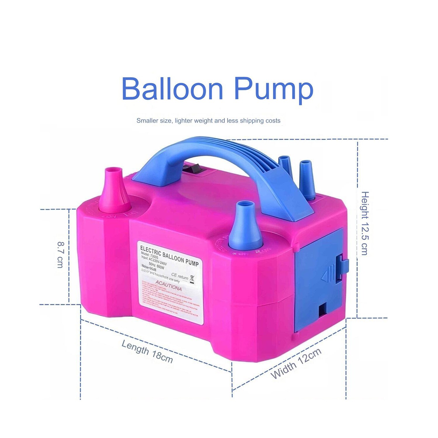 Compresor profesional de umflare a baloanelor, electric, umflator ...