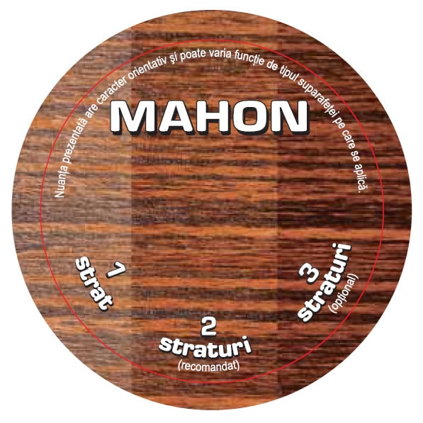Lac pentru lemn Savana Ultra Rezist, Mahon, interior / exterior, 0.75 L ...