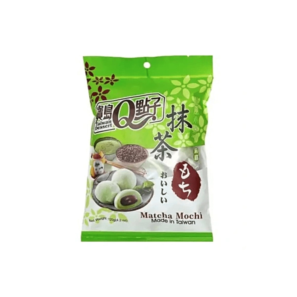 Desert japonez Mochi Q-brand Matcha 120g - eMAG.ro