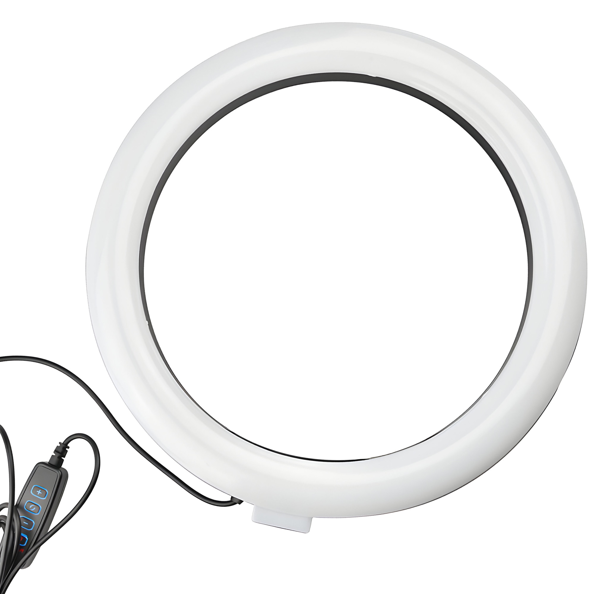 Lampa circulara Ring Light, diametru 16cm/6inch LED, conectare USB, 3 moduri de lumina, mini ...