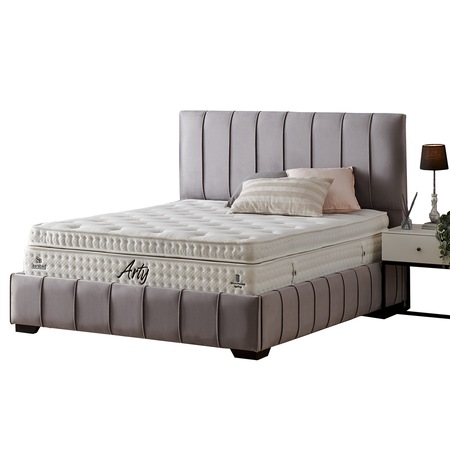 Pat tapitat, Pronto, 200x200 cm - eMAG.ro