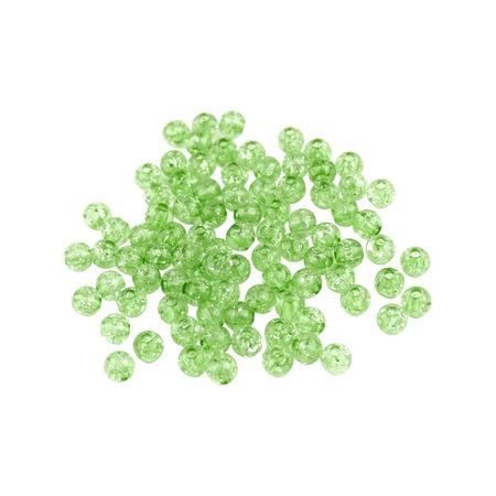 Set 250 margele plastic Cracked, diametru 6 mm, 30 g, Verde - eMAG.ro