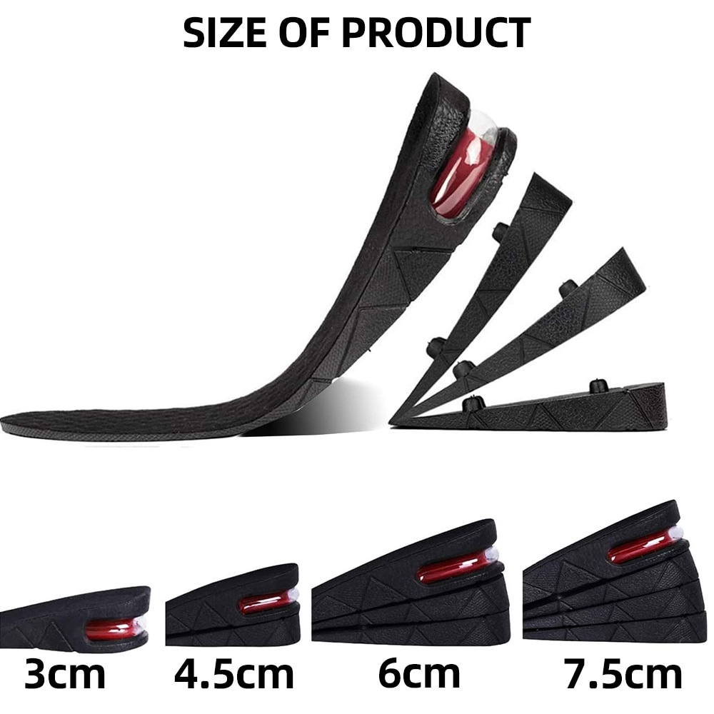 Set 2 Tip Talpici Ortopedici Inaltatori, SOOYE®, cu Absorbtie de soc ...