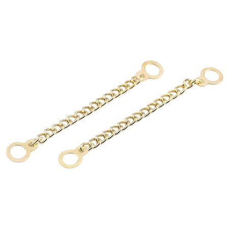 Set 2 lanturi metalice decorative pentru confectii 9 cm Auriu - eMAG.ro