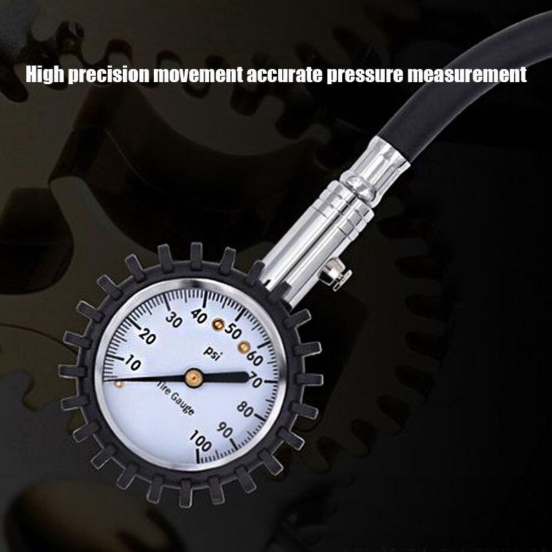 Manometru anvelope auto, Manual, Negru - eMAG.ro