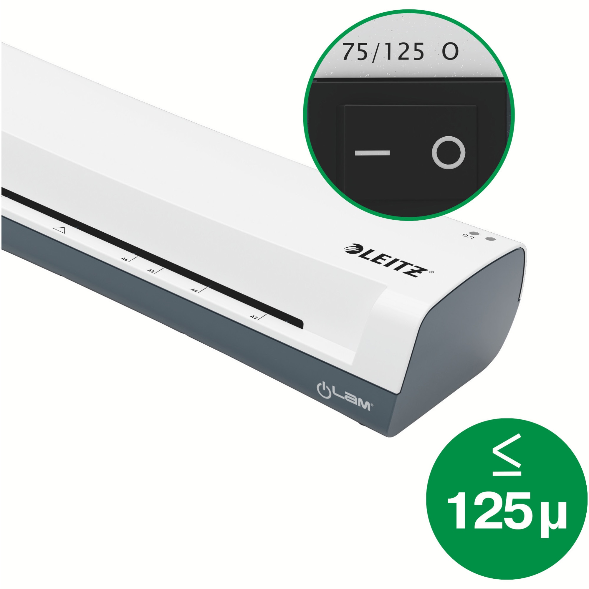 Laminator Leitz iLam Home A4, kit folii laminare inclus, Alb - eMAG.ro