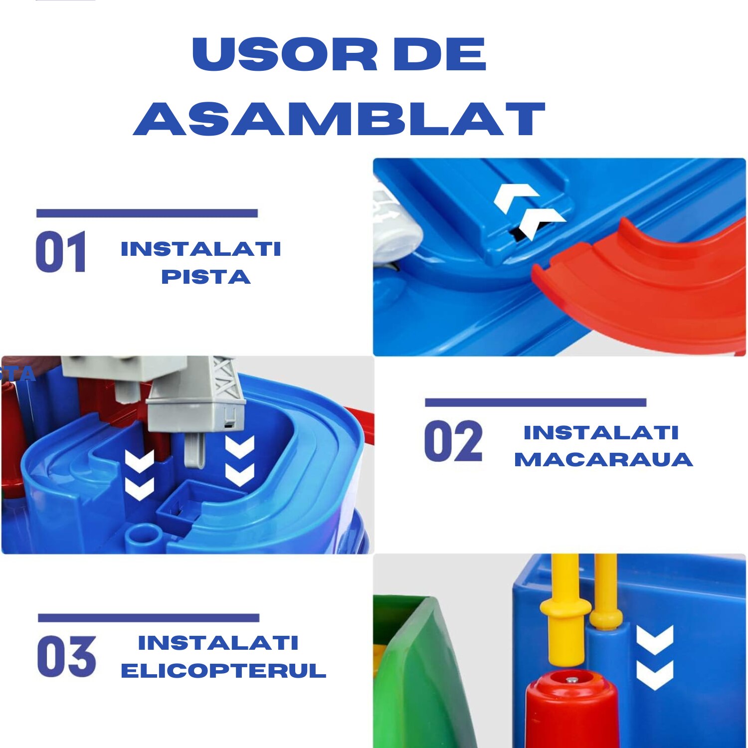 Circuit Interactiv, Jucarie Copil, Baiat, Fata, Joc de Rol, cu 4 ...