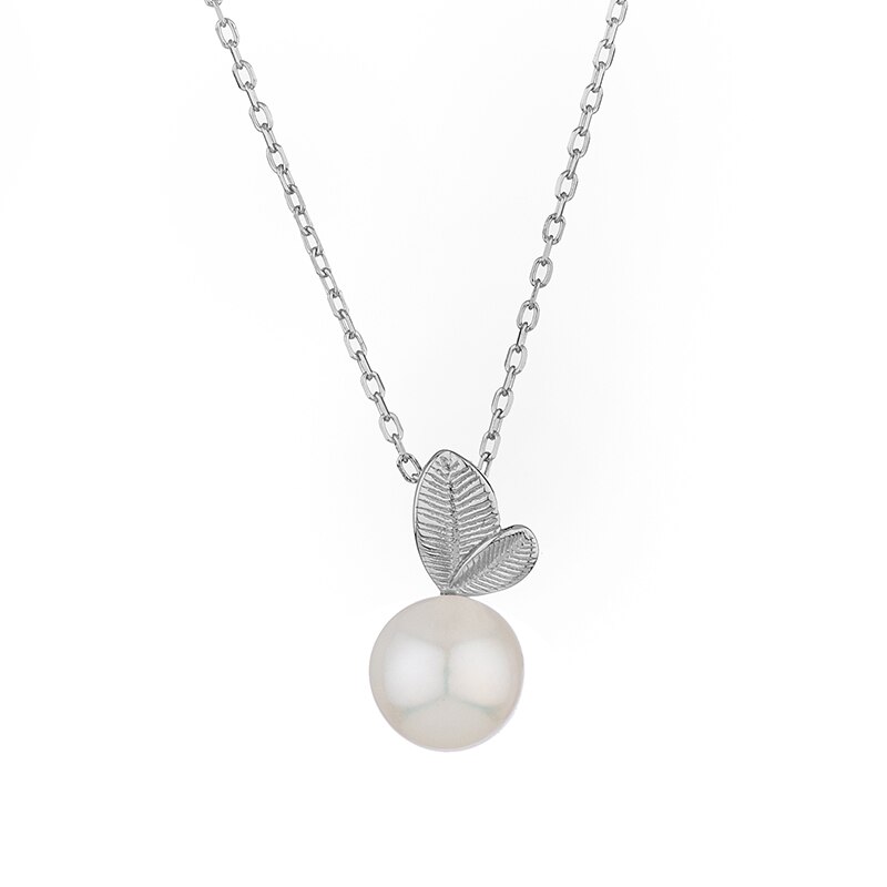 Colier din argint, Swan Pearls, LA6002NW, Pandantiv si perla, Argintiu ...