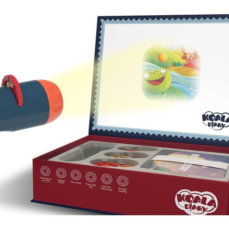 Teatru de povesti cu proiector, 6 povesti in Limba Romana, Koala Diary ...