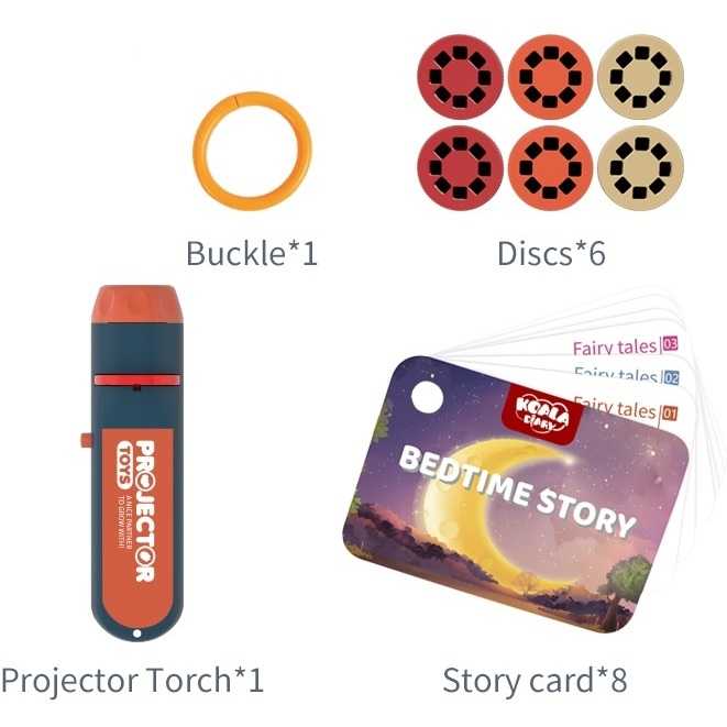 Teatru de povesti cu proiector, 6 povesti in Limba Romana, Koala Diary ...