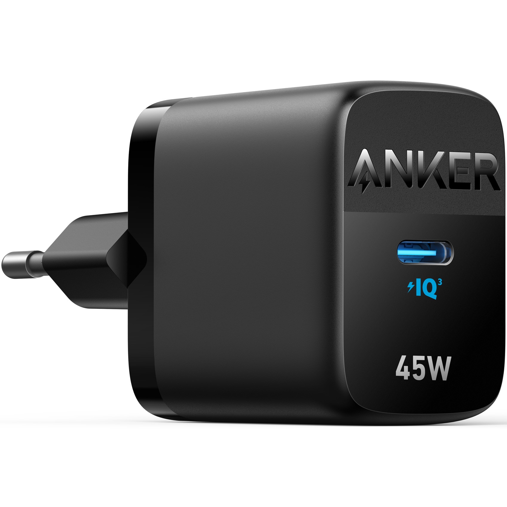 Incarcator retea Anker, "313" 45W, PowerIQ, 1 x USB Type-C, Negru ...