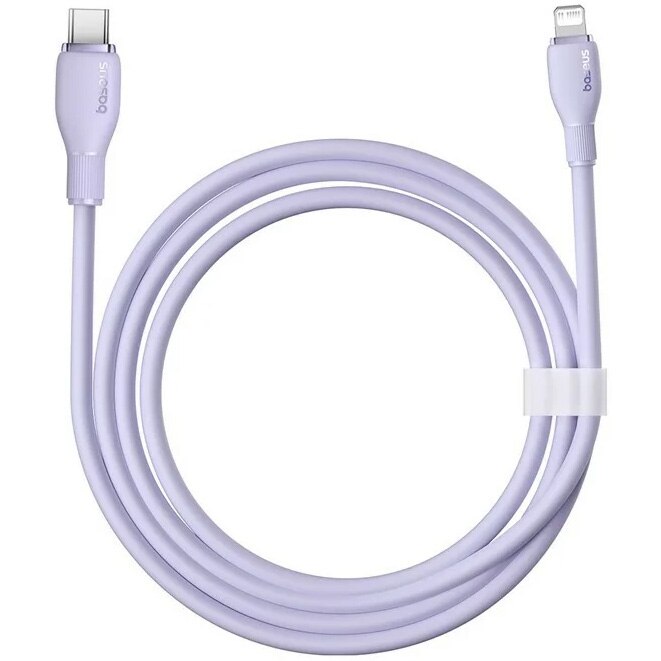 Cablu Baseus Pudding Series, 20W, Fast Charging, Lightning - USB-C, 2 ...