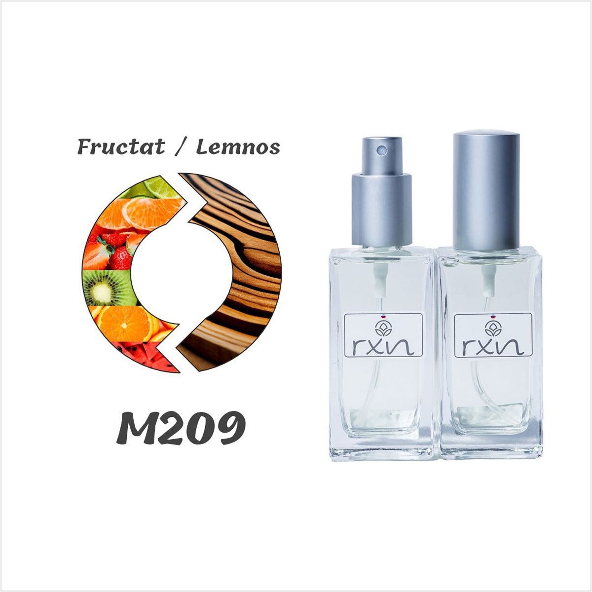 Apa de parfum RXN M209, Crush, Fructat-Lemnos, Barbati, 100 ml - eMAG.ro