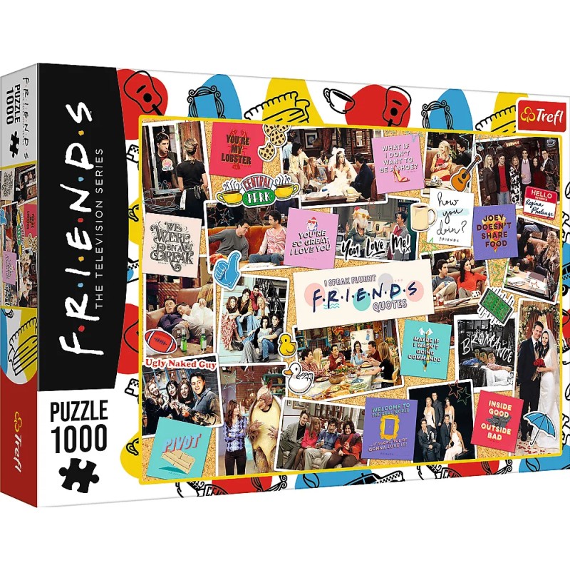 Puzzle carton 1000 piese, Friends Momente Fericite - eMAG.ro