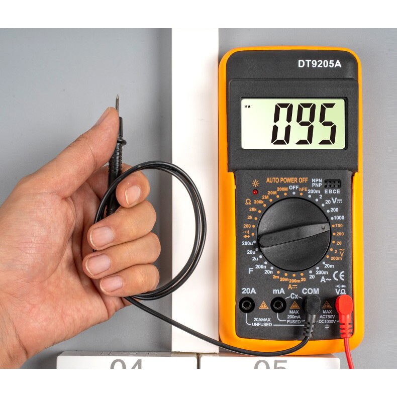 Multimetru, Afisaj digital, Negru/Portocaliu - eMAG.ro