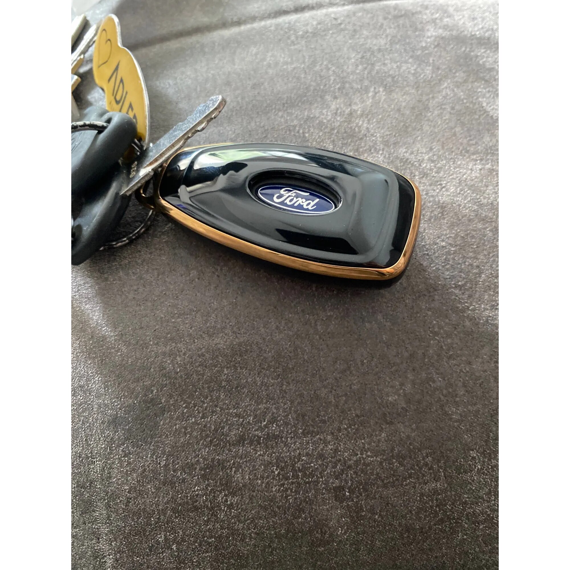 Husa negru pentru cheie smart Ford Focus Fiesta Fusion Kuga Ecosport 3 ...