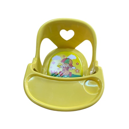 Scaun copil cu pernuta cu desen, cu masuta incorporata si detasabila ...