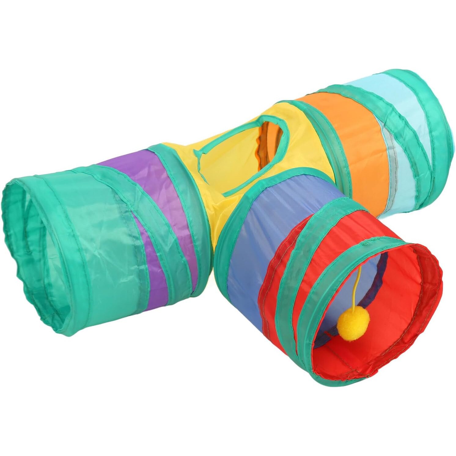 Tunel interactiv pentru animale de talie mica, Zola®, poliester, 80x55 ...