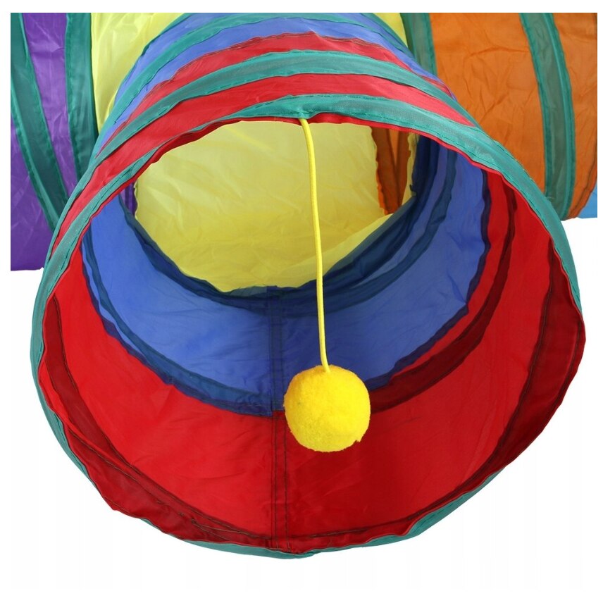 Tunel interactiv pentru animale de talie mica, Zola®, poliester, 80x55 ...