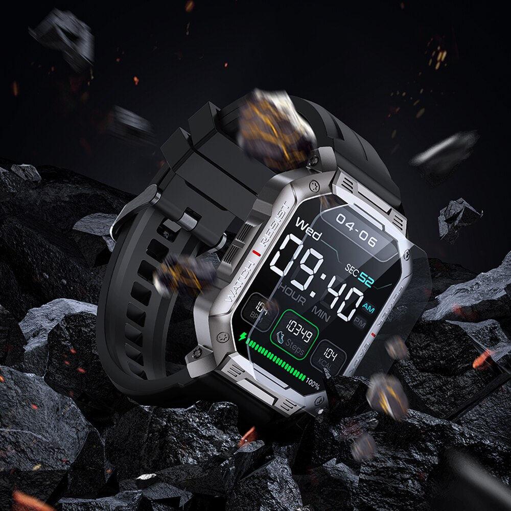 Ceas SmartWatch Barbatesc SOLTOY™ NXtreme, Ecran Retina HD 1.83", Apel ...