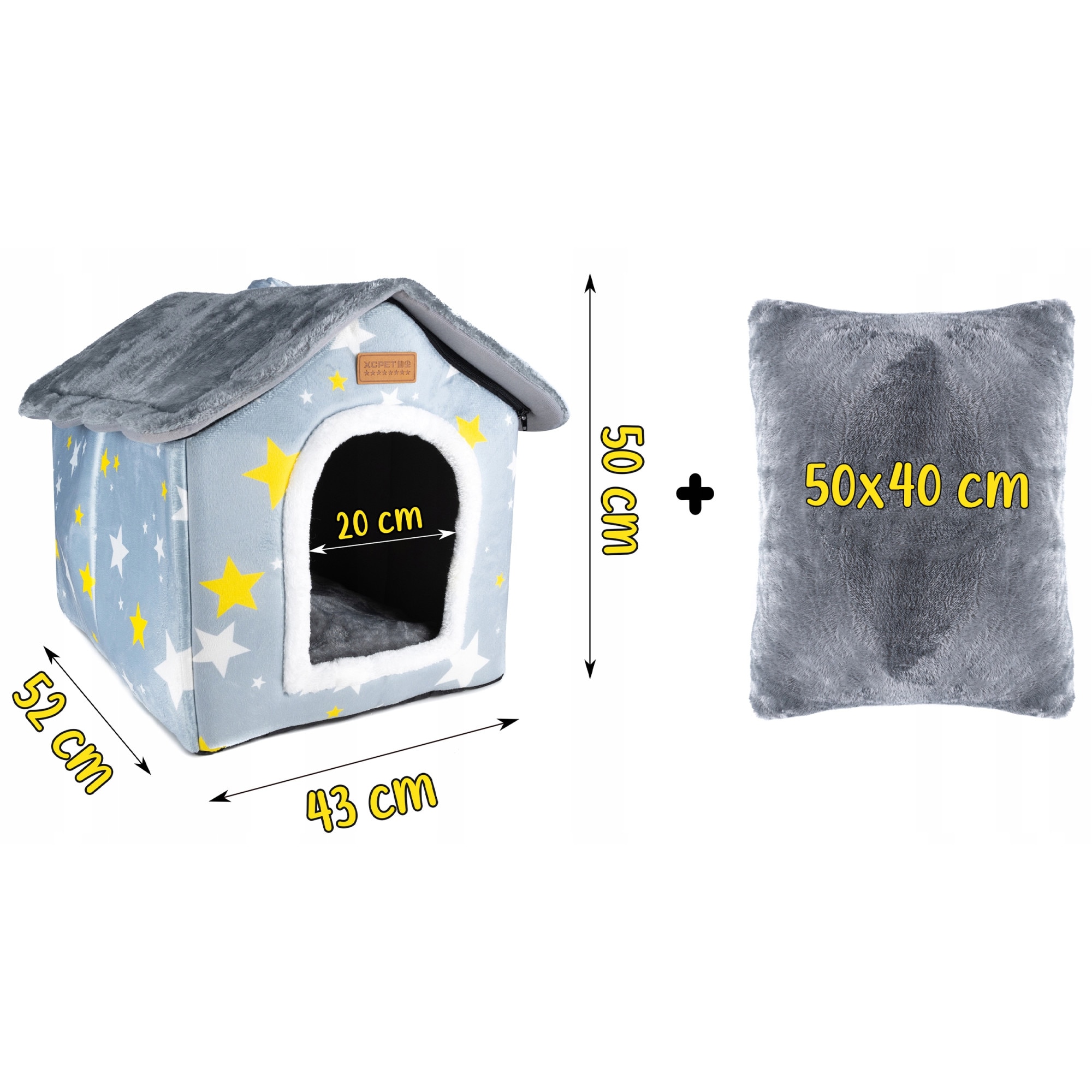 Cusca pentru pisici sau caini de talie mica, pentru interior, din ...