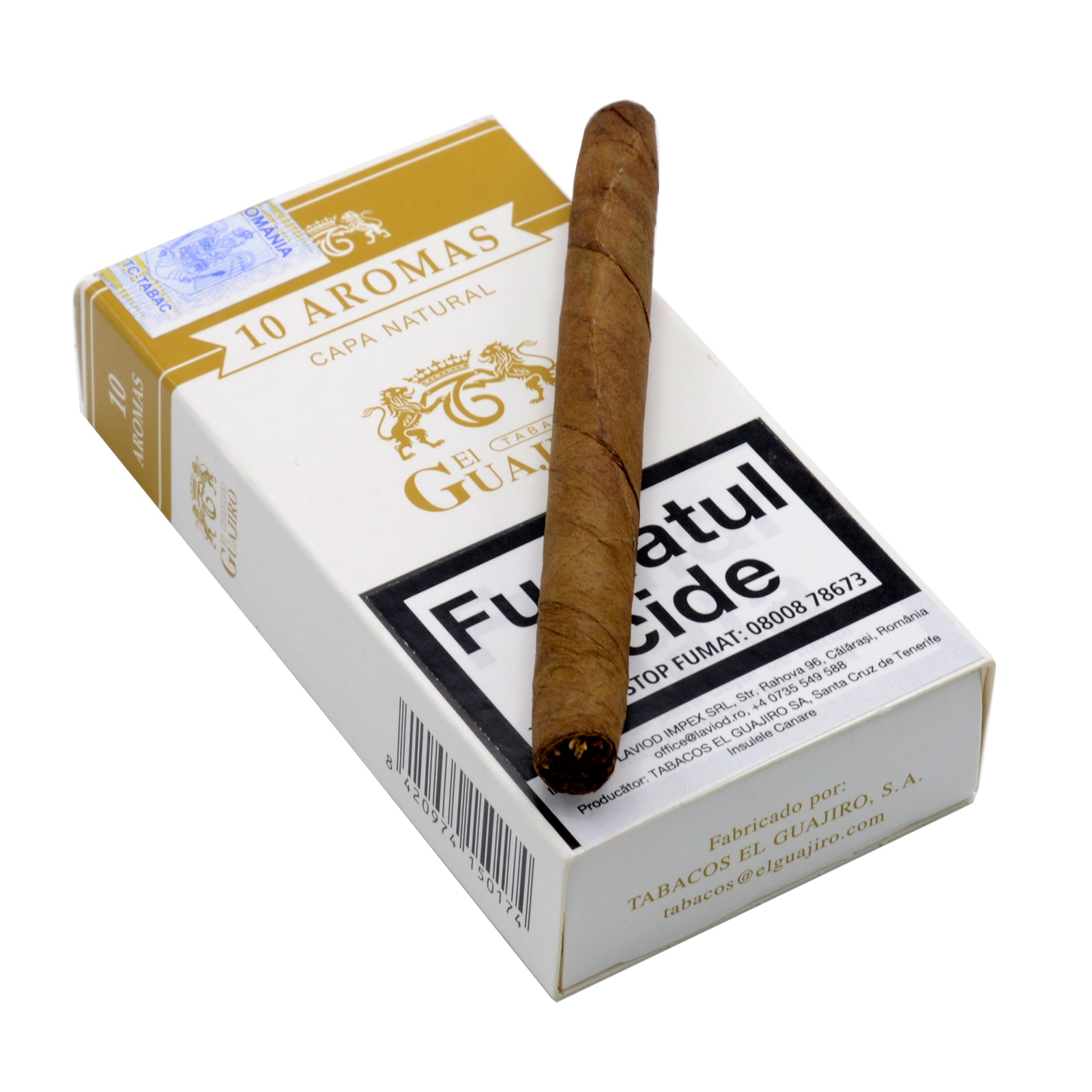 Tigari de foi, El Guajiro, Aromas, 10 buc - eMAG.ro