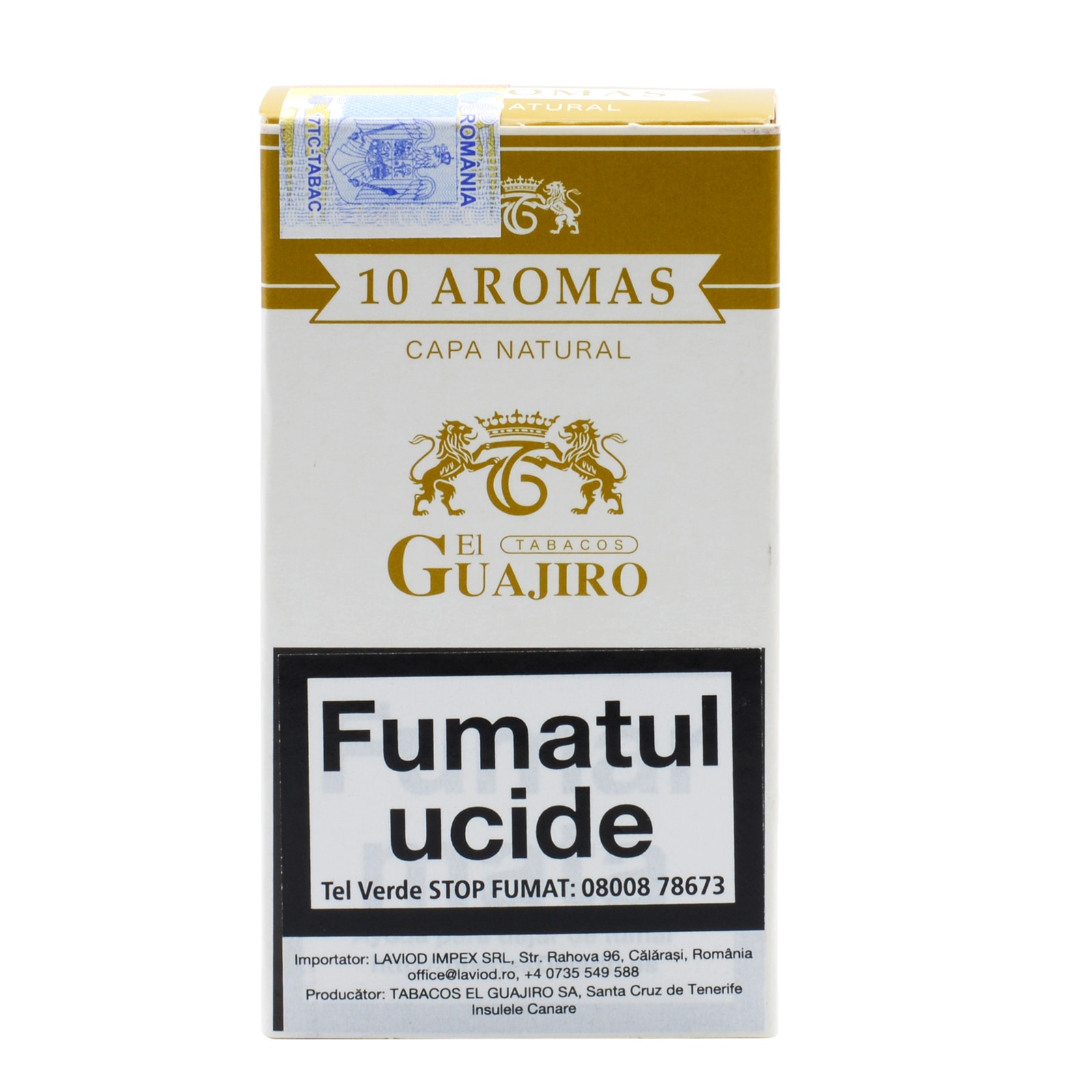 Tigari de foi, El Guajiro, Aromas, 10 buc - eMAG.ro