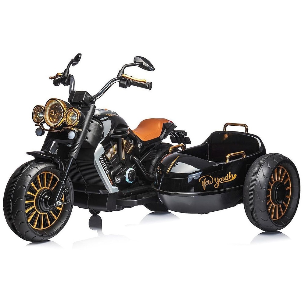 Motocicleta cu atas si acumulator, 1 motor, 12V, 7A, 107x80x77 cm ...