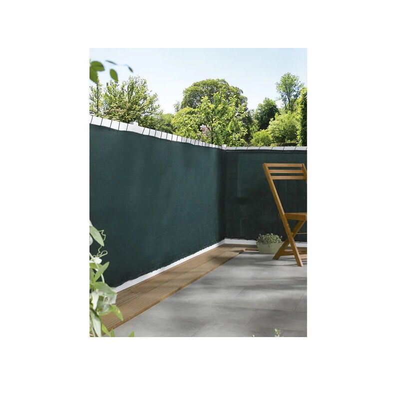 Plasa textila pentru gard Livarno home, L 500 x H 100 cm, verde - eMAG.ro