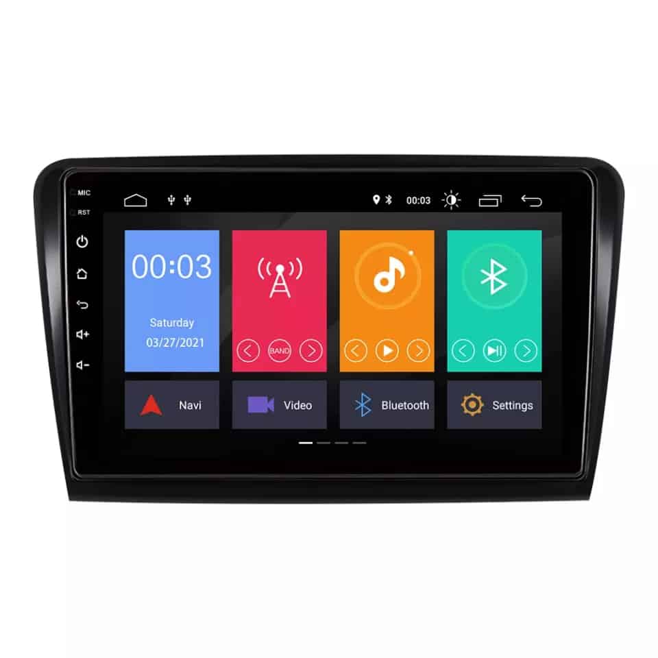 Dedikált GPS-navigáció Skoda Superb 2 (2008-2015) Android rendszerrel ...