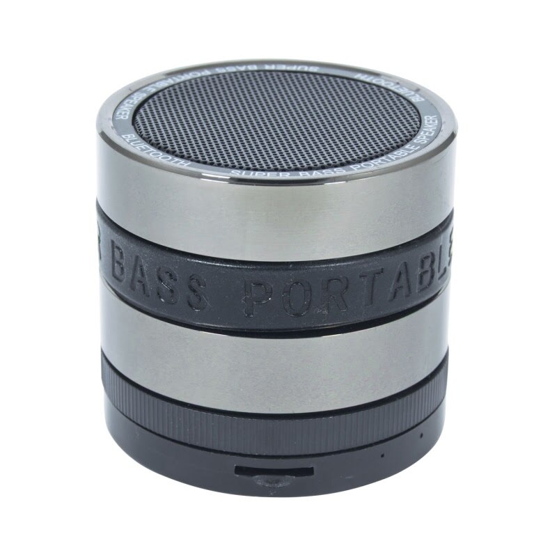 Boxa Portabila Bluetooth, Negru/Argintiu, BL-18 - eMAG.ro