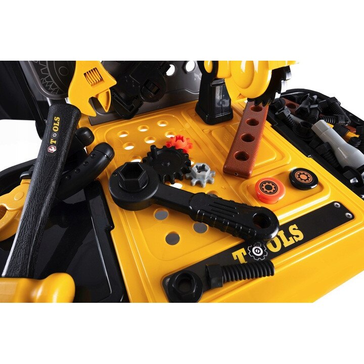 Banc de lucru portbail pentru copii, cu scule si unelte pentru mecanic ...