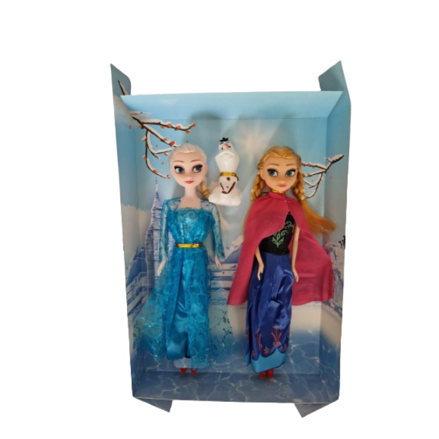 Papusi Elsa si Ana, cu muzica, 28 cm - eMAG.ro