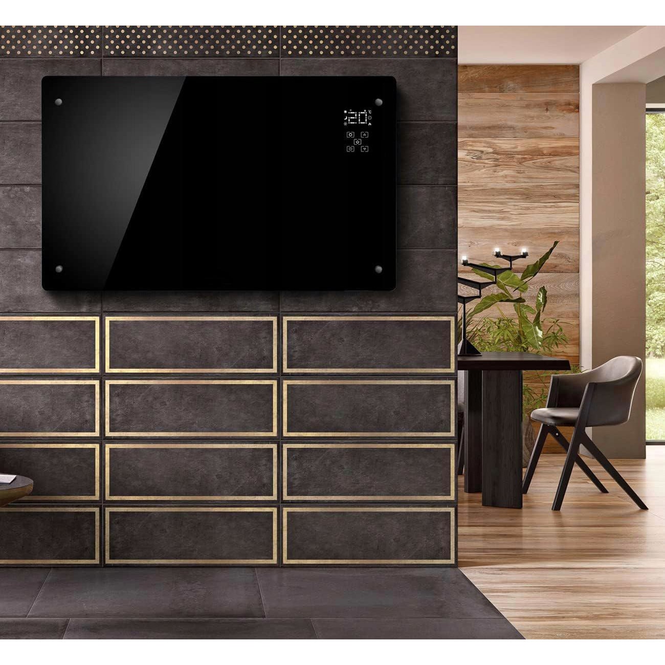 Panou de incalzire din sticla, 2500W, 3 trepte, cu termostat si ...