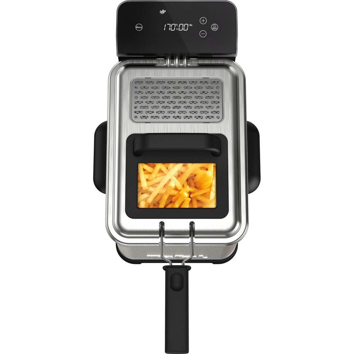 Friteuza Tefal Family Pro Digital FR507D, 2400 W, 4 L, filtru, Negru ...