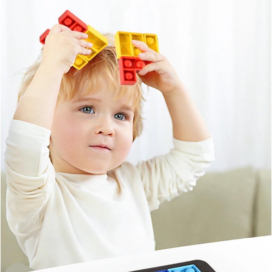 Joc tetris pentru copii 27 piese constructive - eMAG.ro