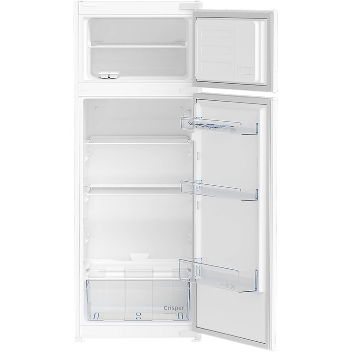 Frigider cu doua usi incoporabil Beko BDSA250K4SN, 220 l, Termostat ...