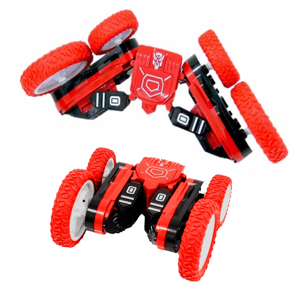 Masina cu Telecomanda Mecha Stunt Car, Rotatie 360, Lumini, Tractiune ...