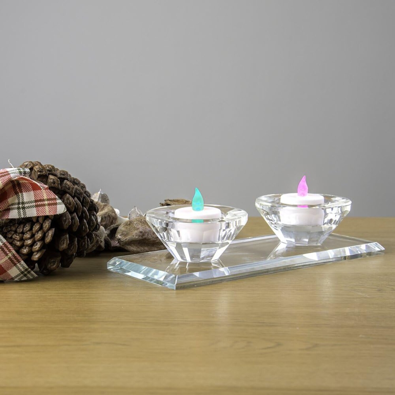 Set 6 Lumanari LED, Multicolor, Electrice, Functie de schimbare a ...