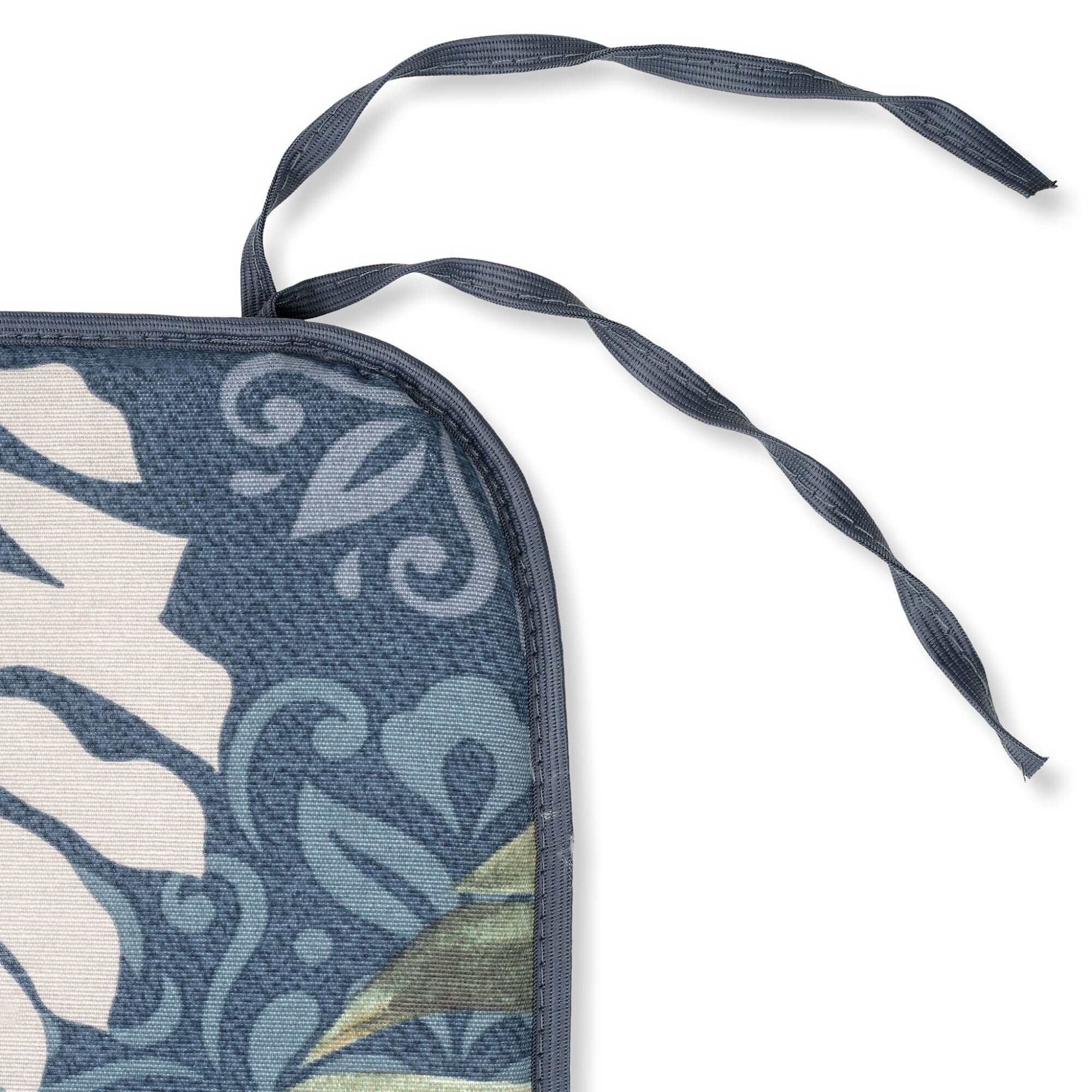 Perna patrata sezut scaun gradina/terasa, Maison Mex REVA BLUE, L.40 l ...